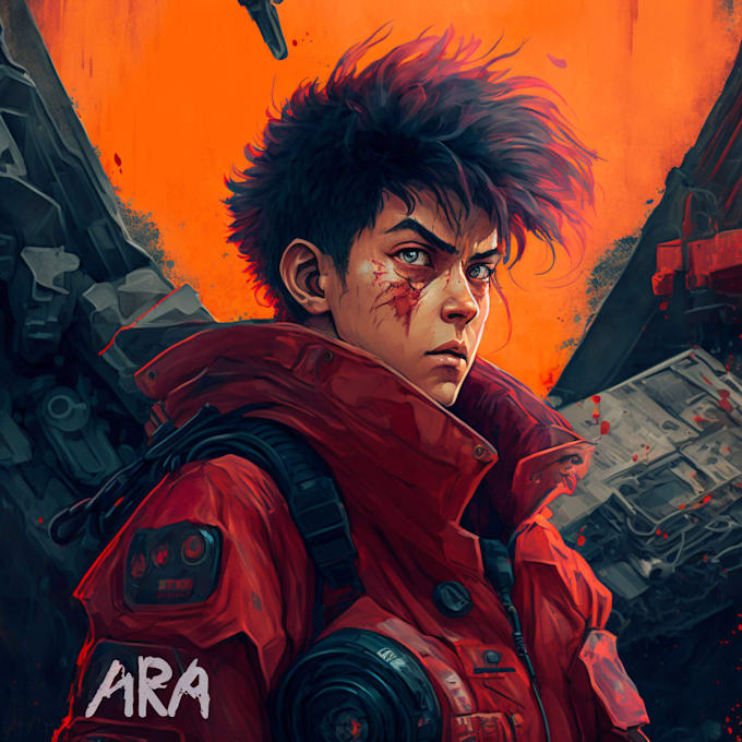 Turn you into an akira character by Luizonte | Fiverr