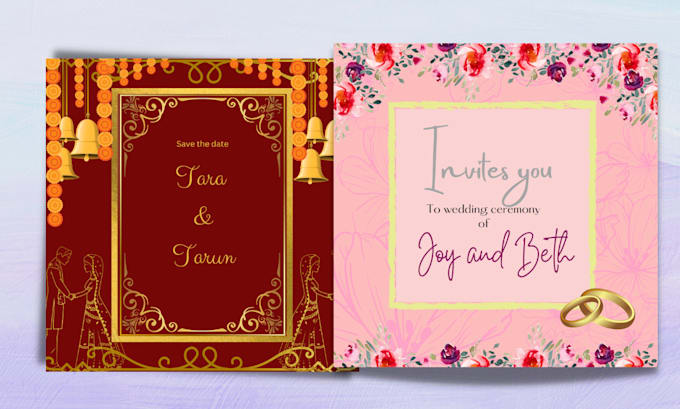 Design creative invitation cards for any event by Riya3505 | Fiverr