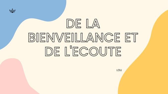 Je vais vous écouter by Marilouoreve | Fiverr