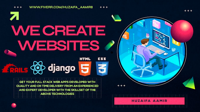 Create a premium fullstack web application for you by Huzaifa_aamir8 | Fiverr