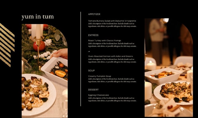 Design professional menus cards brochures flyers maker poster by Engr ...