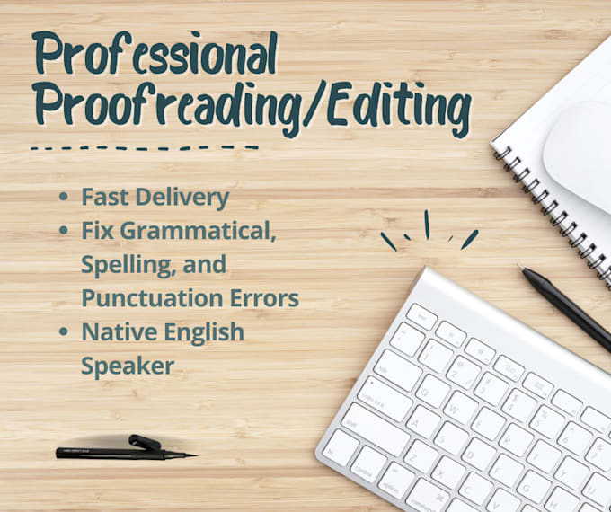 Proofread and edit any english language work by Vrtl_visions | Fiverr