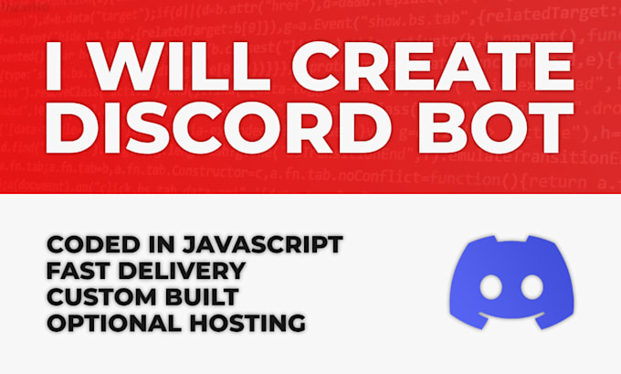 Create a discord bot by Lazarh0 | Fiverr