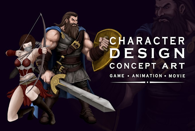 Do fantasy character design and concept art for you by Pioday | Fiverr