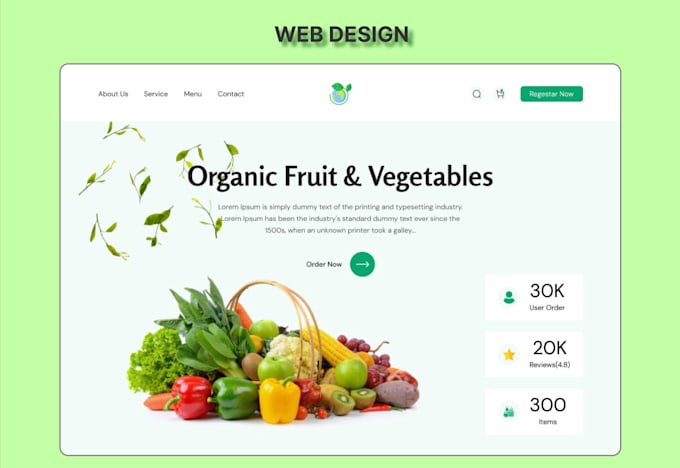Really good website design by Kirill_stepanav | Fiverr