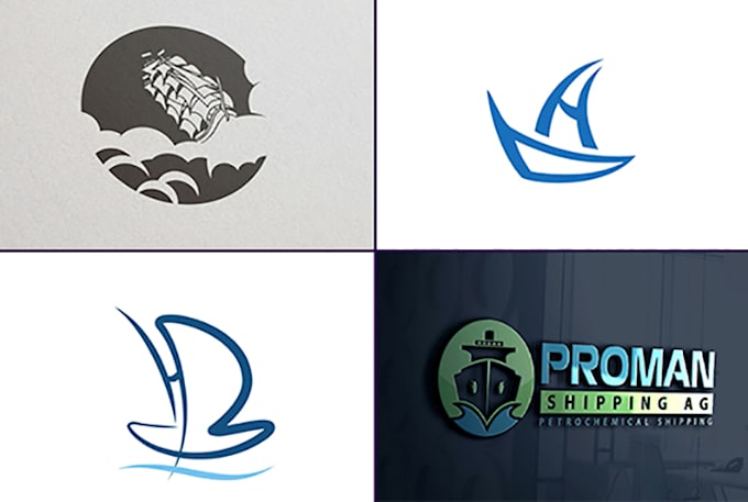Design beautiful shipping logo with unlimited revision for you by Cary ...