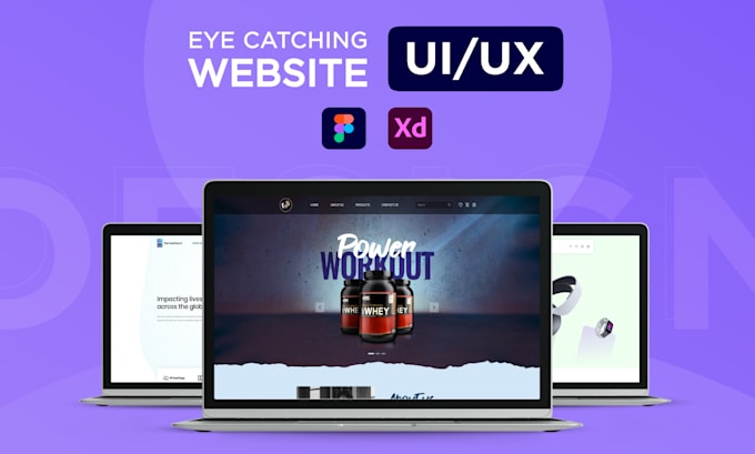 Create eye catching website ui ux designs for your business by Leoparddesigner | Fiverr