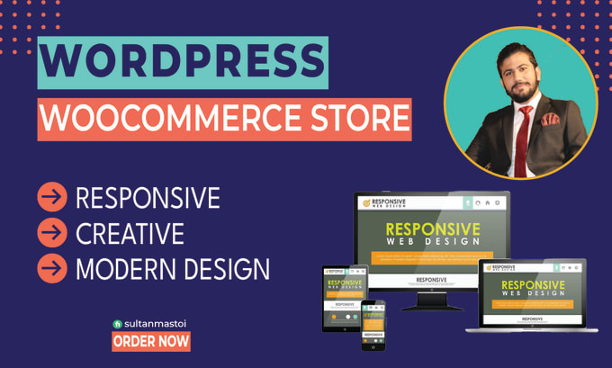 Design creative wordpress ecommerce website using woocommerce by Sultanmastoi | Fiverr