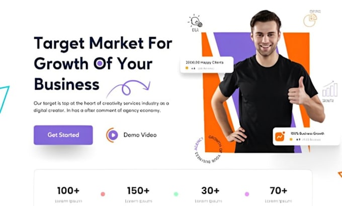 Eine smma-website, eine website für digitalmarketing-agentur und eine ...