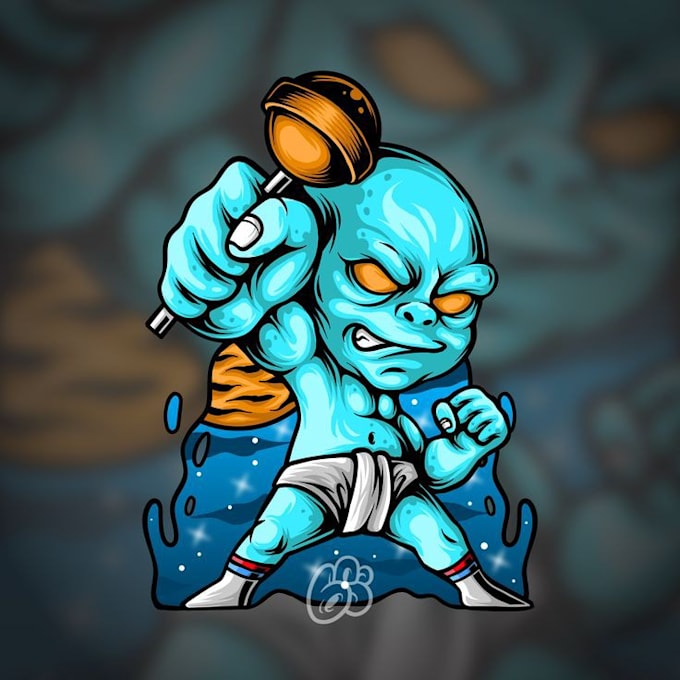 Draw logo cartoons, vectors,mascot by Saptavenom | Fiverr