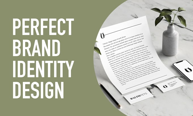 Design a perfect brand identity by Lkhurina | Fiverr