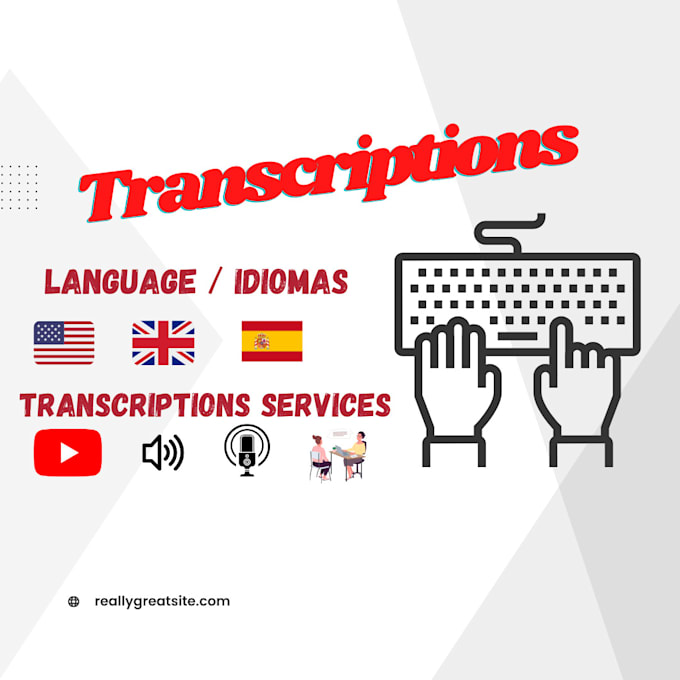 Transcribe audio and video podcast youtube interview transcription by Transcription65 | Fiverr