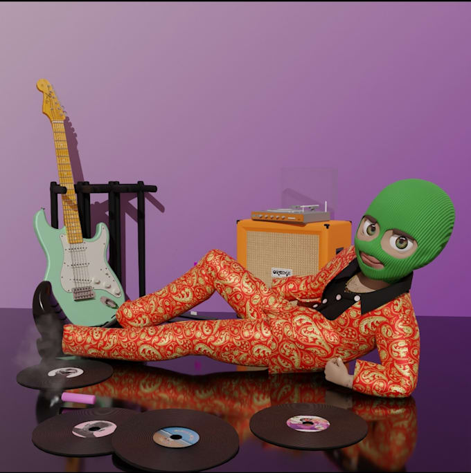 Make 3d album covers with blender by Omerasim112 | Fiverr