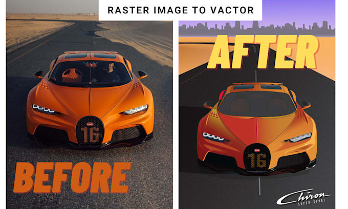 Recreate raster image to vactor file, vactor tracing of logo or any ...