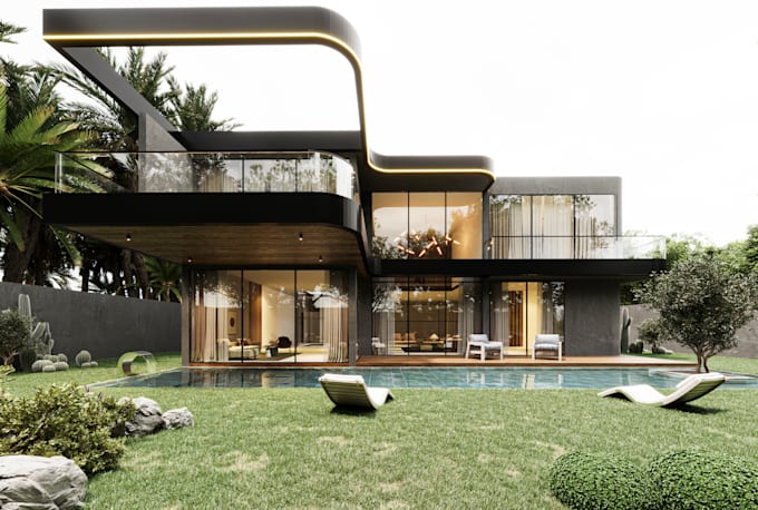 A realistic render of your architecture and interior project by ...