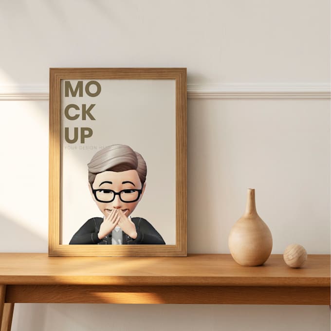 Create an eye catching frame mockup by Mostafaelgh | Fiverr