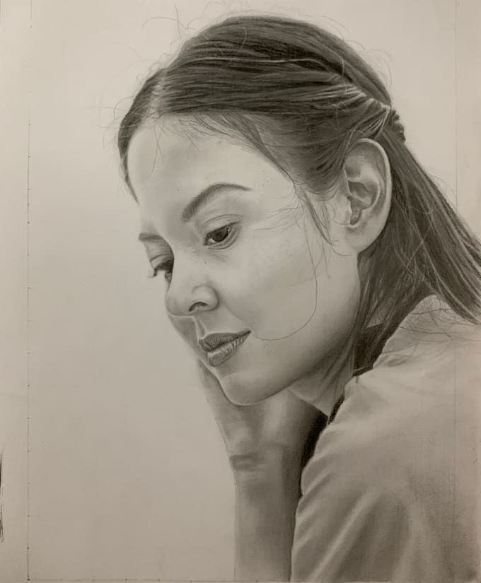 Draw realistic pencil portrait sketch from your photo by Gilang_kribo ...