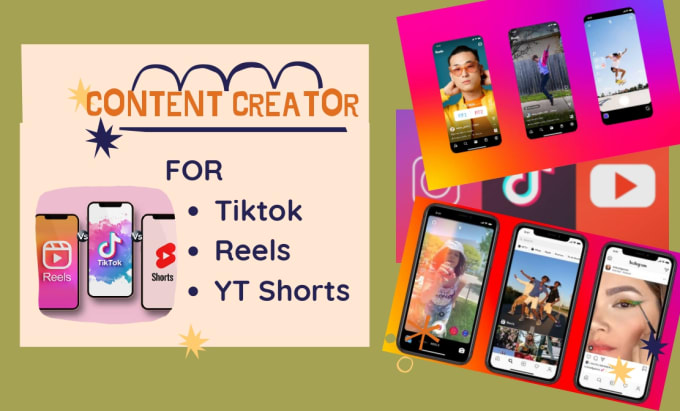 Create tiktoks, reels and shorts with captions by Montedama | Fiverr