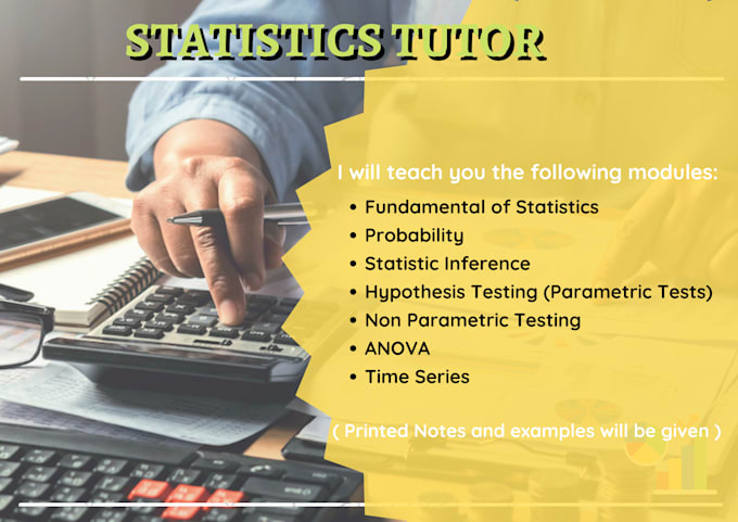 Be your statistic tutor by Dimuthu_cj | Fiverr