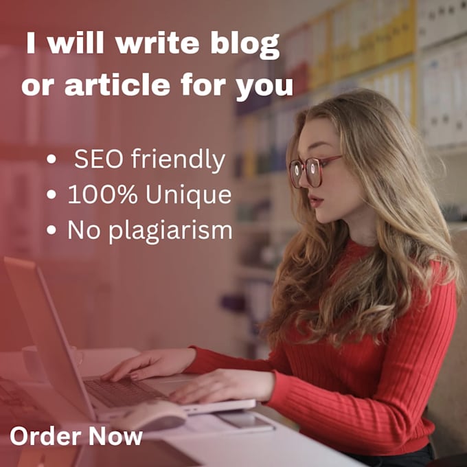 Write blogs or articles by Shirleysimran | Fiverr