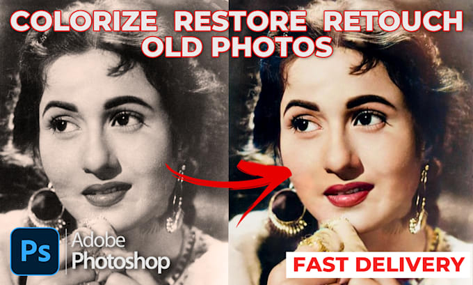 Colorize and restore old photos by Shalini2434 | Fiverr