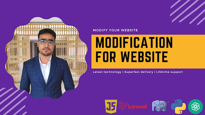 Do any website modification by Al_kafi_sohag_6 | Fiverr