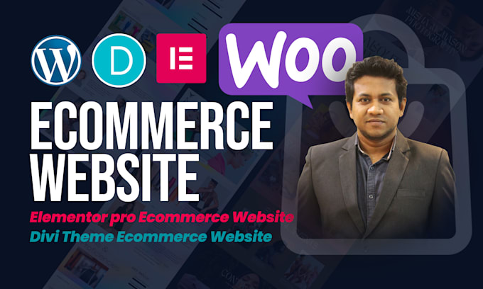 Build wordpress woocommerce website, online store by elementor pro or divi theme by ...