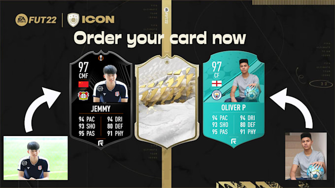 Create a custom featured fifa 23 cards for you by Hichamgy7 | Fiverr