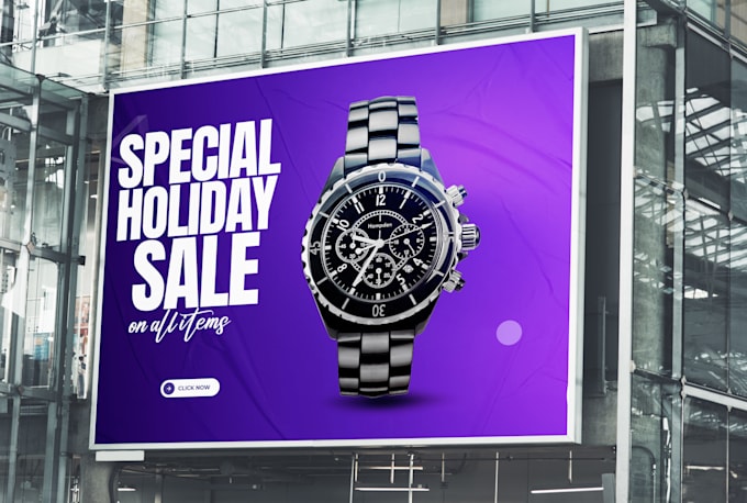 Design signage, billboard, yard sign, roll up banner, signboard by ...