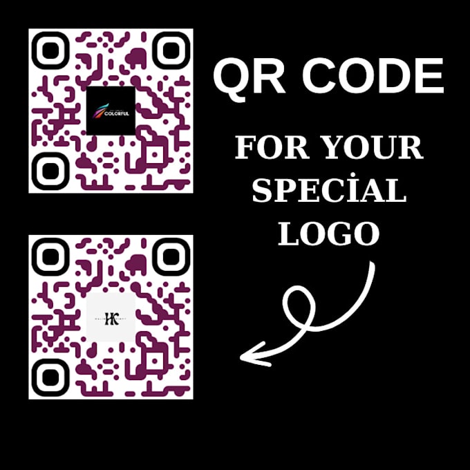 Qr codes for your companies logo by Esrakyldz | Fiverr