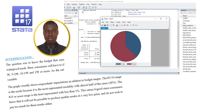Clean your data, analyze with stata, interpret, write word by Inno_consulting | Fiverr