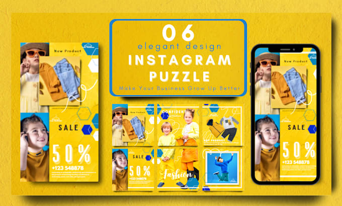 Design attractive instagram puzzle post by Hamdanziz | Fiverr