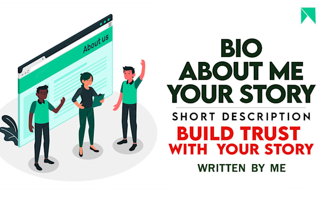 Write your bio or about me page by Simplefree | Fiverr
