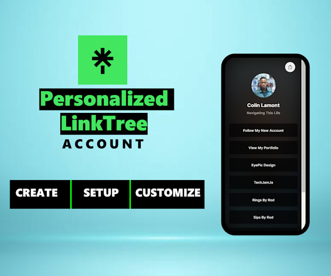 Populate link tree with links to your websites by Eyepicdesigns | Fiverr