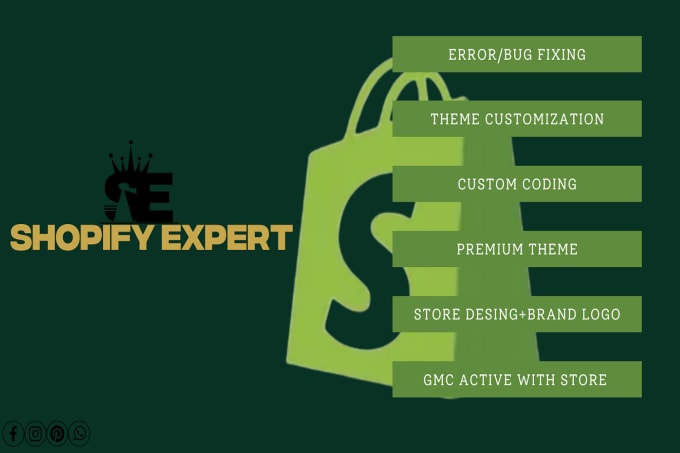 Fix shopify bugs, theme customization, awesome store design by ... Fix shopify bugs, theme customization, awesome store design by ...