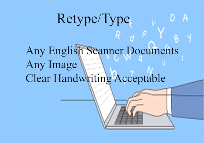 Do accurate fast typing scanner document, image, clear handwriting by ...