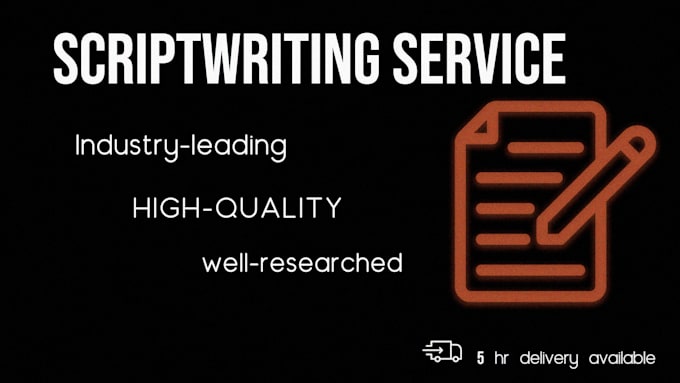Research and write industry leading video scripts by Markandrewhuang ...