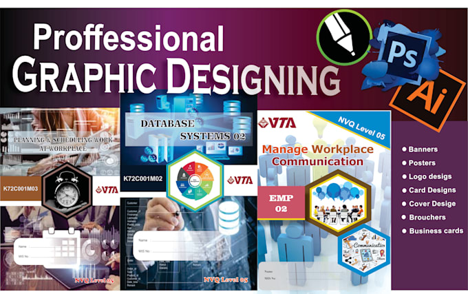Do professional graphic designing tasks using coreldraw , adobe ...