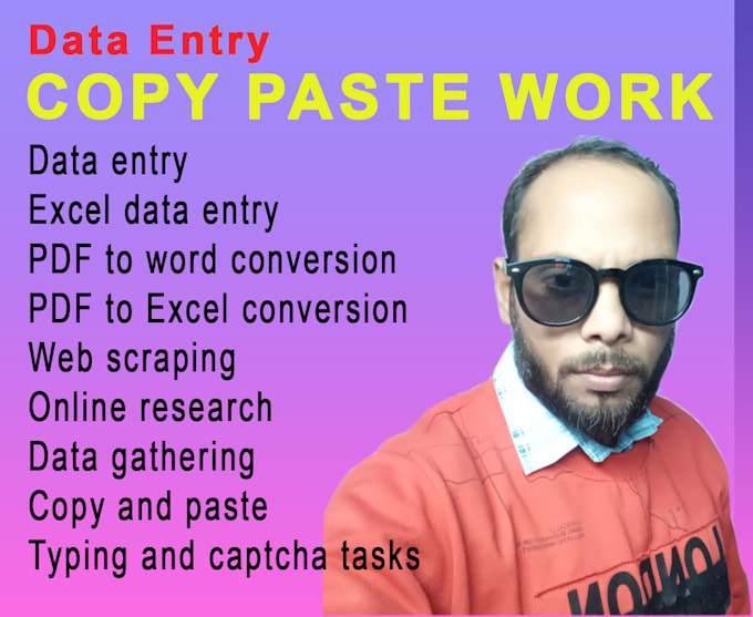 Do any copy paste job by Dhi_211192 | Fiverr