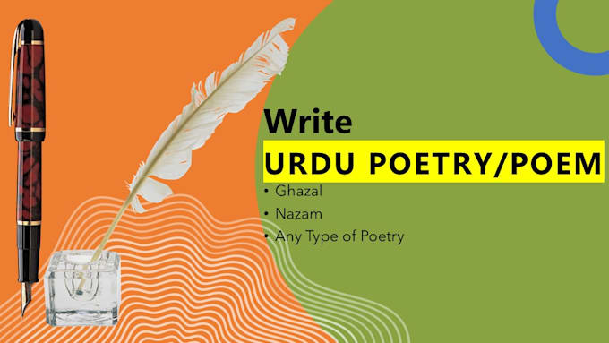 Write urdu poetry and poem by Zhskills | Fiverr