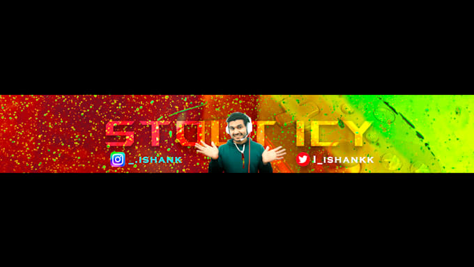 Create an awesome yt banner in 5 hours by Creatorishank | Fiverr