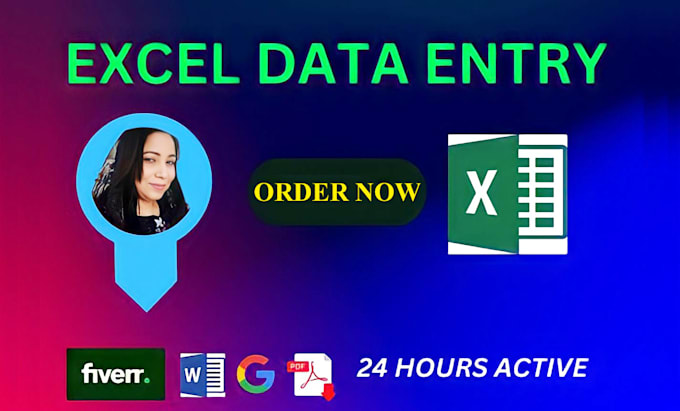 Web research, excel data entry, copy paste job by Etykhan326022 | Fiverr