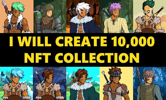 Generate a 10k nft collection with metadata for any chain by Kanto1337 ...