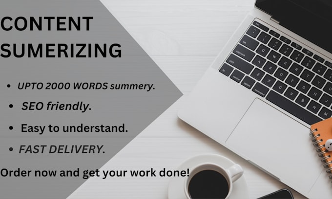 Do clear and easy to understand content, paragraph summarizing by Tahajasra | Fiverr