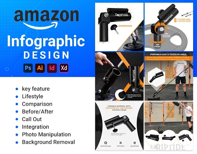 Design amazon creative and professional infographics by Imranularefin ...