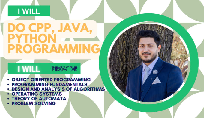 Do cpp, java, python programming by Hmsheikh2 | Fiverr Do cpp, java, python programming by Hmsheikh2 | Fiverr
