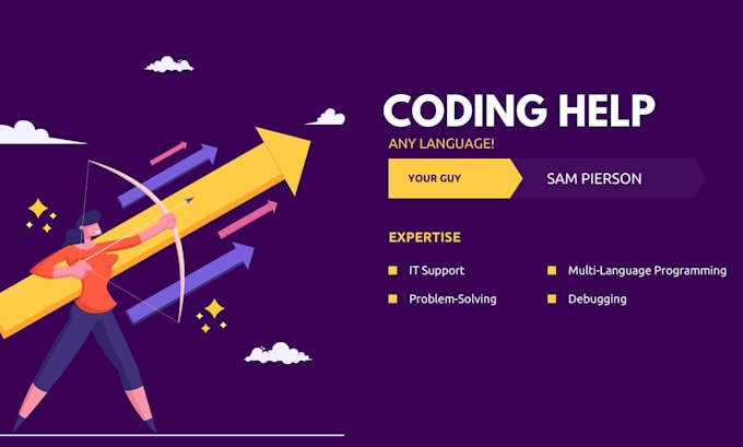 Solve any programming issues you have by Sam_pierson | Fiverr