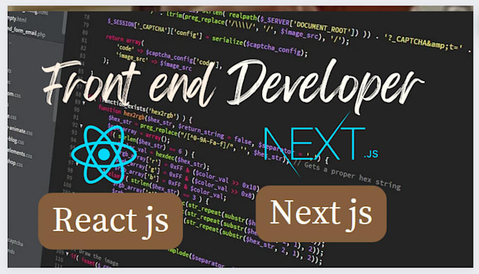 Be your front end developer in react js and next js by Shairdil332 | Fiverr