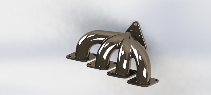 Catia , solidworks, exhaust manifold design by Hsnmrsl | Fiverr Catia , solidworks, exhaust manifold design by Hsnmrsl | Fiverr
