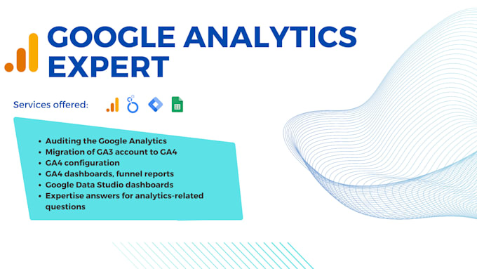 Set up google analytics, create data studio dashboards by Sasidharmankala | Fiverr